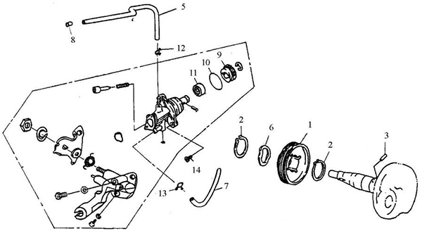 Oil Pump (Adly Jet 50)