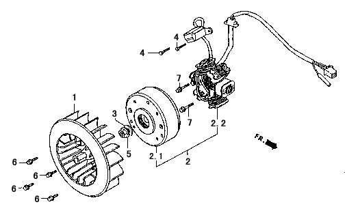 Generator (Dazon Raider 150 2006 and Earlier)